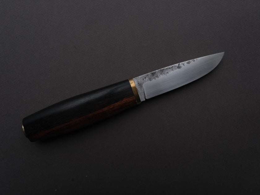 Jordan Kepler - Fixed Blade - Puukko - 80CrV2 - Forced Patina - 4" - E ...