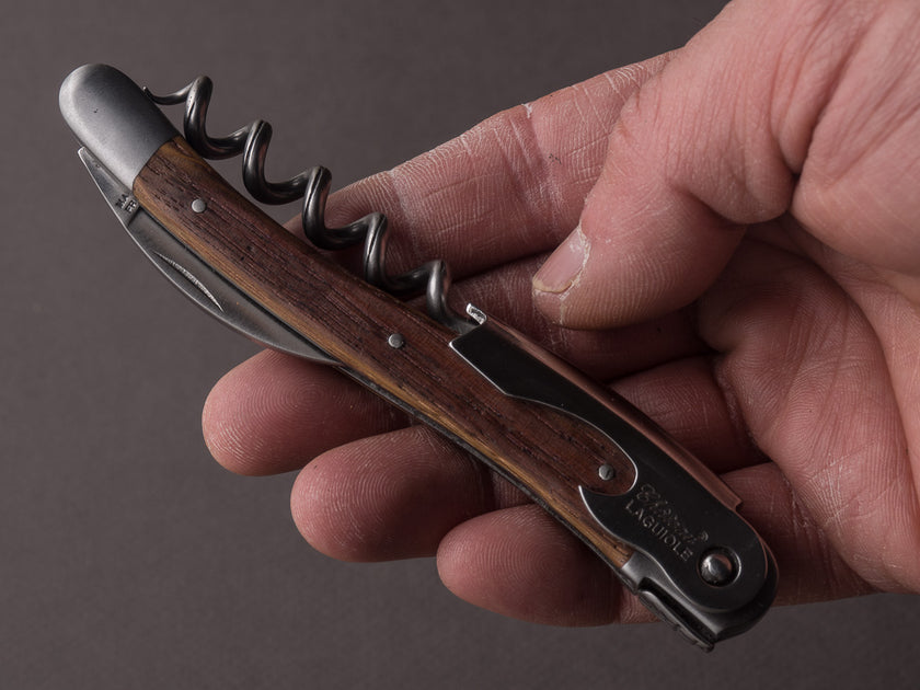 Chateau Laguiole - Sommelier Wine Key - Brushed Stainless - Oak Barrel ...